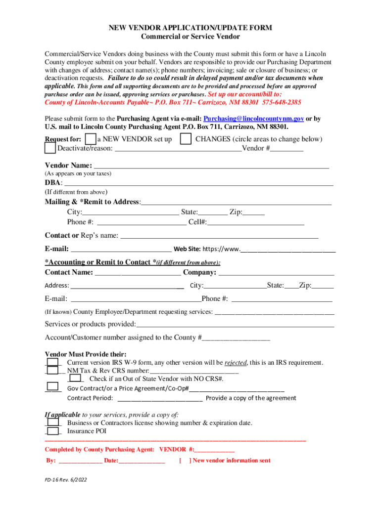 Fillable Online Free Vendor Application Forms & TemplatesSmartsheetFree ...