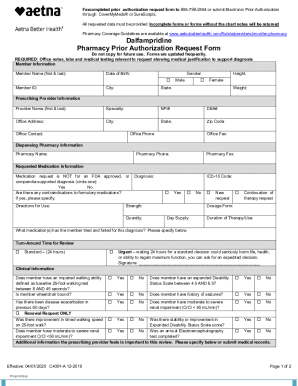 Fillable Online es.aetnabetterhealth.com florida assetsPharmacy Prior ...