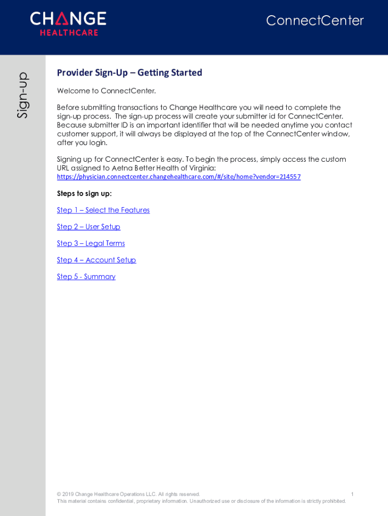 Fillable Online Getting Started with Sign Up Process - ABH VA ...