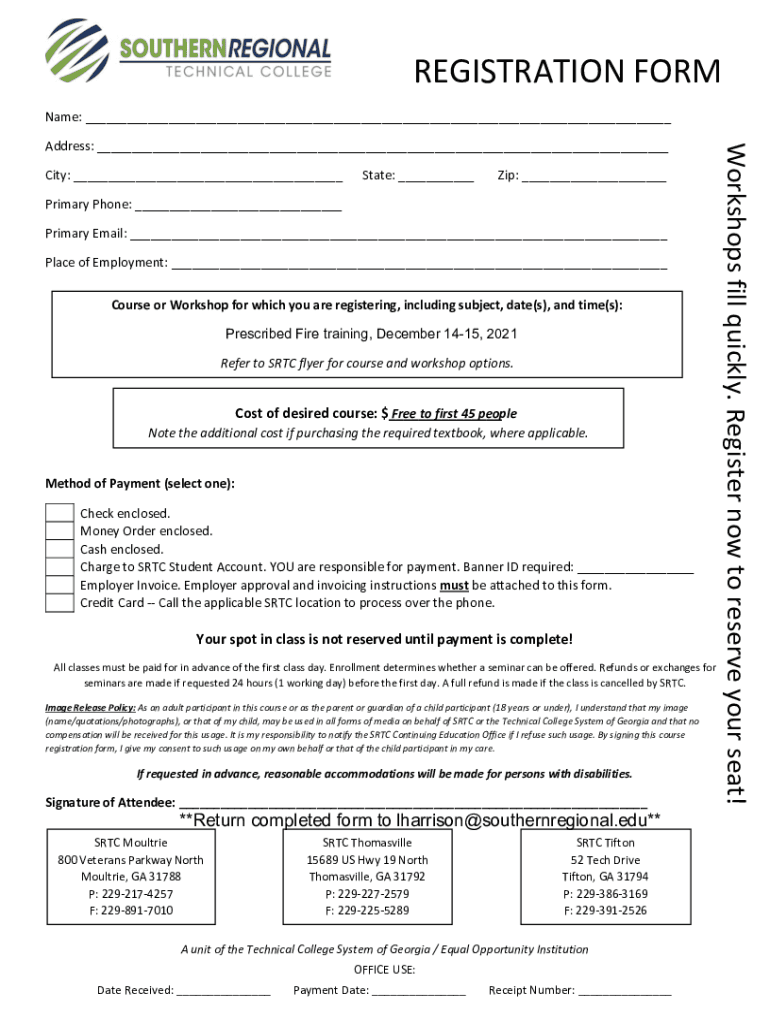 Fillable Online mystvivian.orgregistration-formRegistration FormSt ...