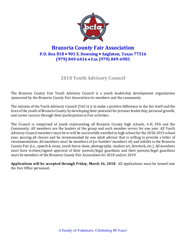Fillable Online Brazoria County Fair Association - d38trduahtodj3.cloudfront.net Fax Email Print ...