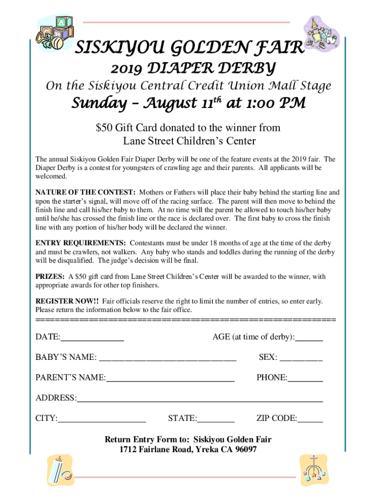 Fillable Online Siskiyou Golden Fair tickets available online Fax Email ...