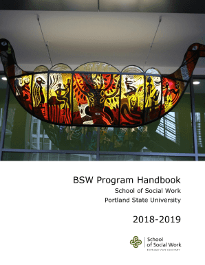 Fillable Online School of Social Work Portland State University Fax ...