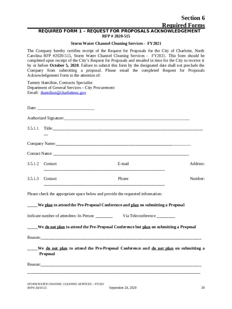 Request for Proposals (RFP) OpportunitiesStandard of Request for ...