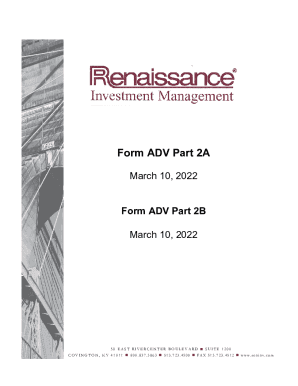 Fillable Online Form ADV Part 2A. Form ADV Part 2A Fax Email Print - pdfFiller