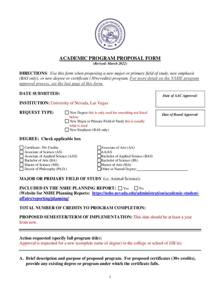 Fillable Online cocodoc.comform41087206-academic-programAcademic Program Proposal Form ...