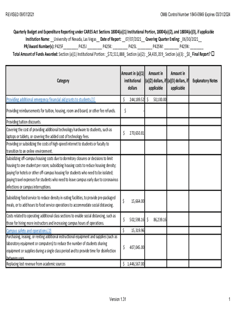 Fillable Online OMB Control Number 18400849 Expires 3/31/2024 REVISED ...