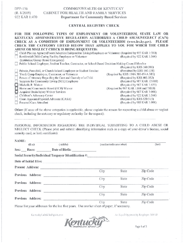 Fillable Online Participant Directed Services - Cabinet for Health ...