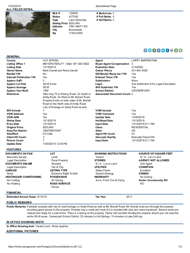 Fillable Online n b5z ALL FIELDS DETAIL GENERAL FEATURES FINANCIAL ... - b5z.net Fax Email Print ...