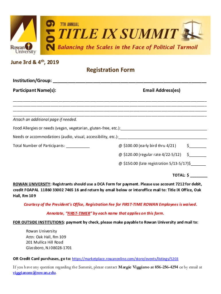 Fillable Online Participant Registration Form TemplateJotformScheduling ...