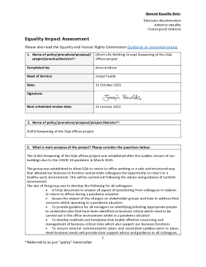 Fillable Online General Duty FAQs (for GB)Equality and Human ...