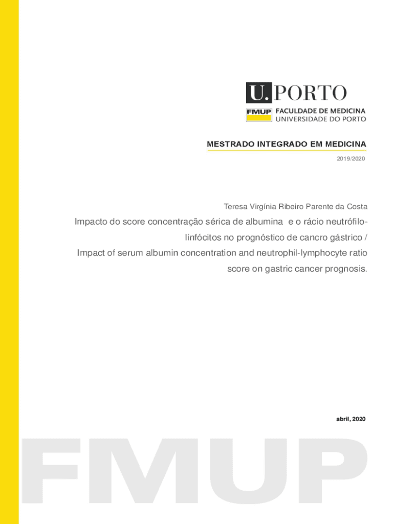 Fillable Online Impacto do score concentrao srica de albumina e o rcio ... Fax Email Print ...