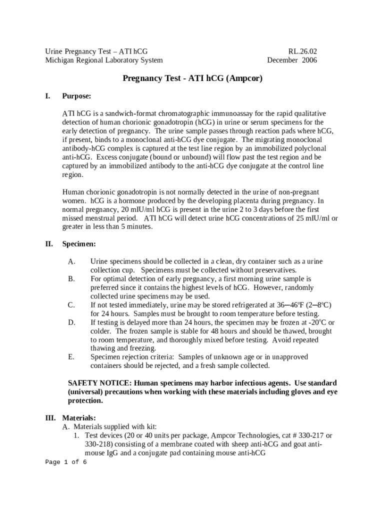 HCG pregnancy test: How it works and what the results meanHCG blood ...