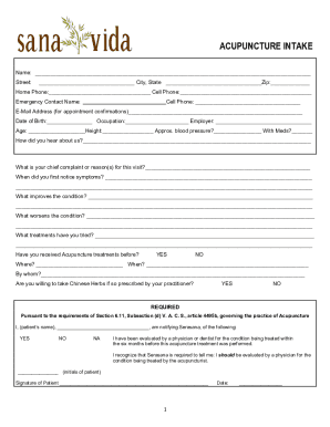Fillable Online form.jotform.com222583620321144Acupuncture Initial ...