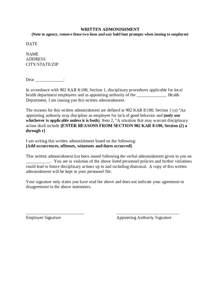 The DOs and DONTs of Written Warnings: What EmployersDisciplinary ...