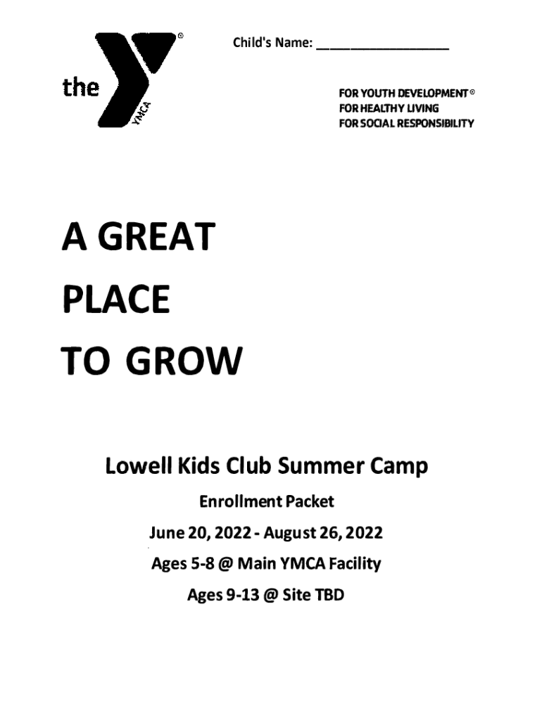 Fillable Online ymcaoc.orgchild-careChild & Youth Development - YMCA of ...