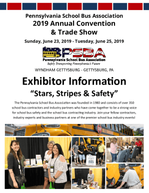 Fillable Online Pennsylvania School Bus Association - HomePSBA Events ...