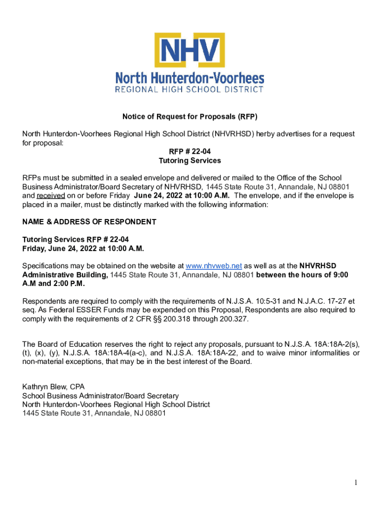 Fillable Online RFP template - request for proposals - OregonRFP ...