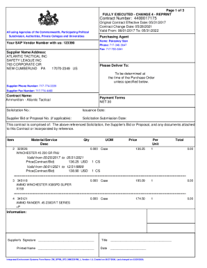 Fillable Online contracts.patreasury.govAdminUploadPage 1 of 5 FULLY EXECUTED - CHANGE 3 ...