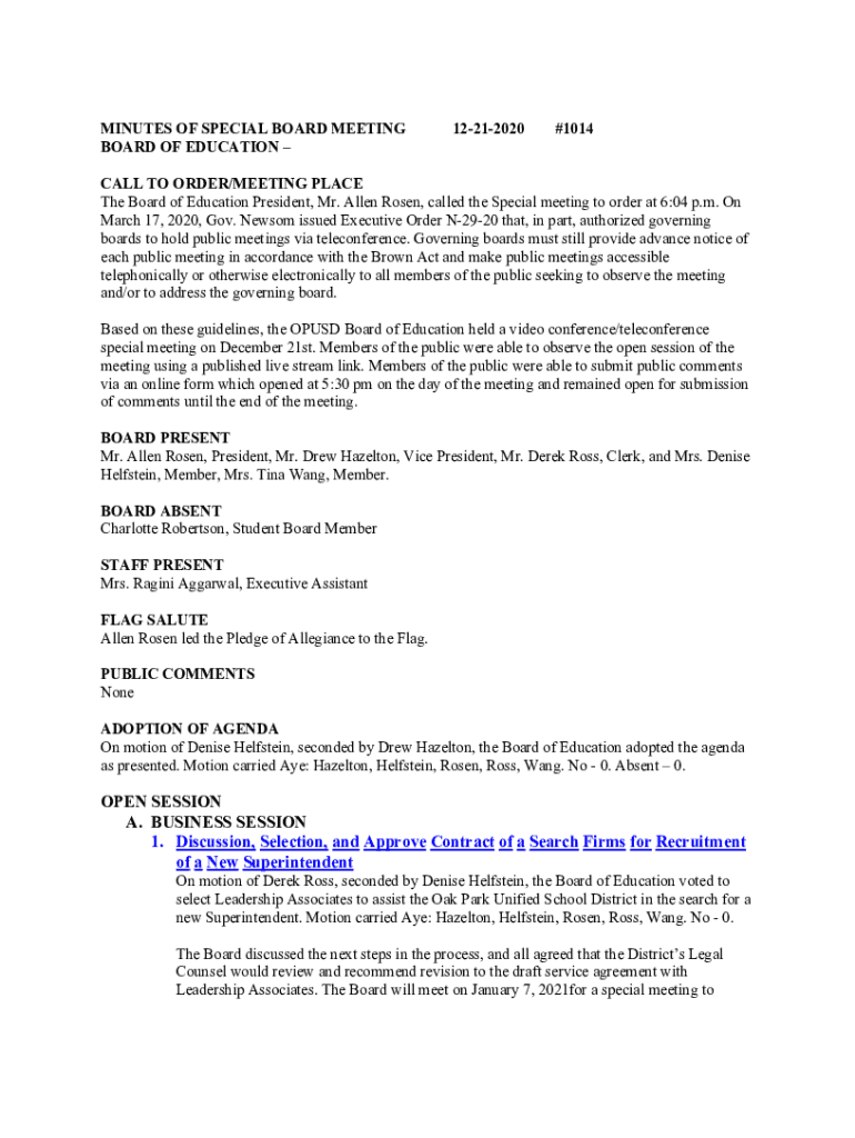 Fillable Online Oak Park Unified School District / OverviewOak Park Unified - QOak Park Unified ...