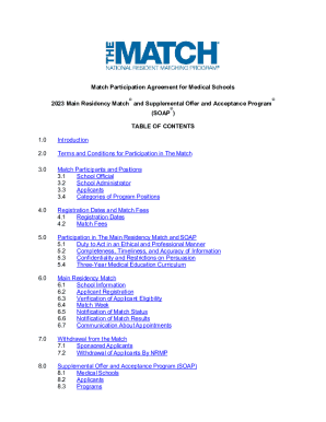 Fillable Online The NRMP 2023 Match and ERAS timeline for residency ...