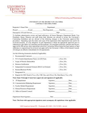 Fillable Online ocpVendor Registration ProcessocpOffice of Contracting ...