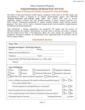 Fillable Online docs.udc.eduospProposal-Permission-and-InternalProposal ...
