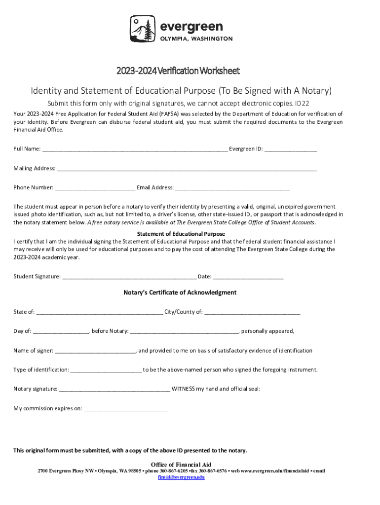 Fillable Online 2023-2024-verification-of-identity-and-educational ...