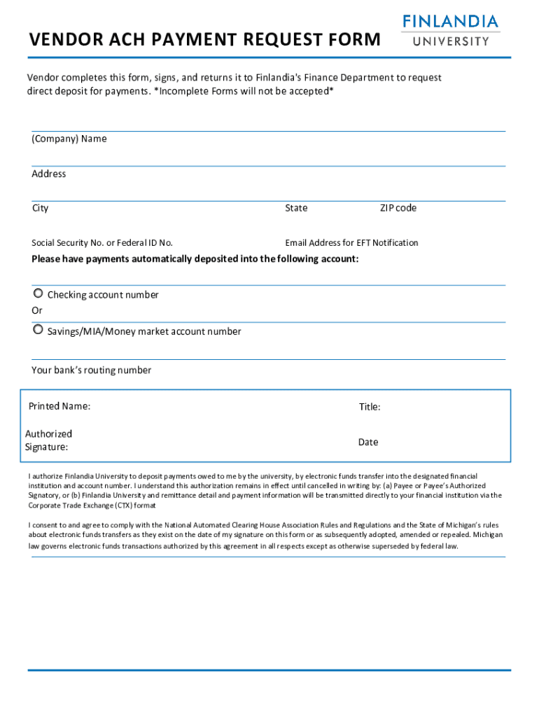 Fillable Online Direct Deposit Request Form. Direct Deposit Request ...