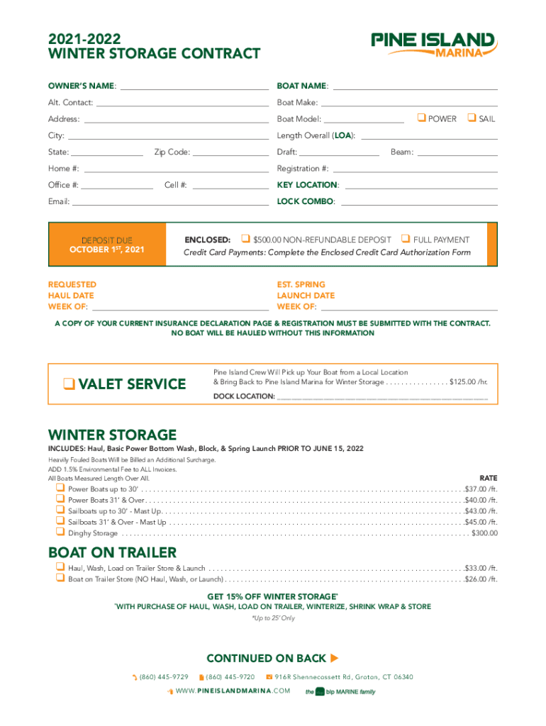 Fillable Online form.jotform.com2122354098321492021-22 Winter Storage ...