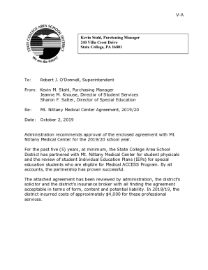 Fillable Online Board memo, Mt. Nittany Medical Center..docx Fax Email ...
