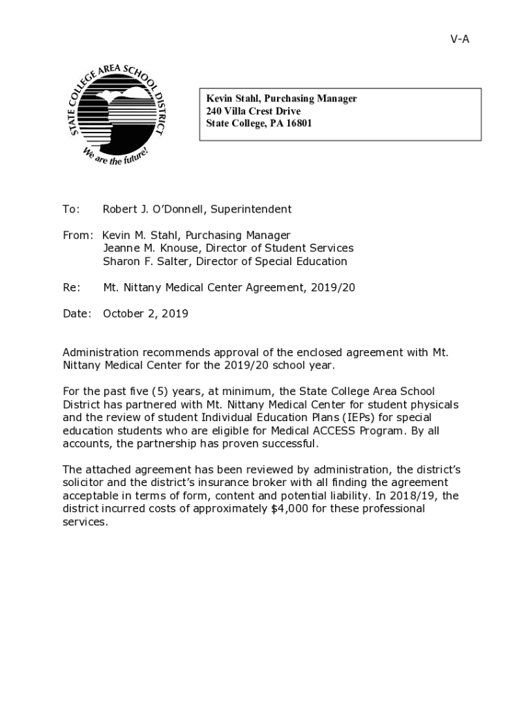 Fillable Online Board memo, Mt. Nittany Medical Center..docx Fax Email ...