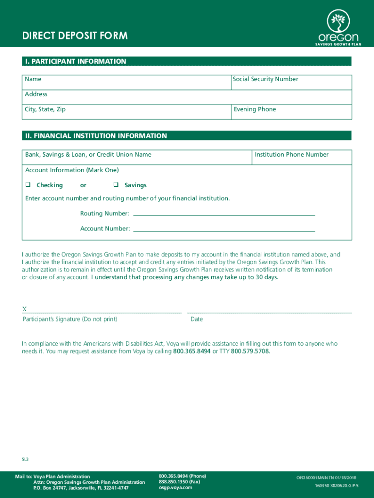 Fillable Online Direct Deposit FormHow to Fill Out a Direct Deposit ...