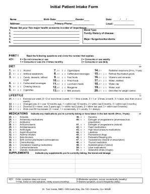 Fillable Online static1.squarespace.com staticInitial Patient Intake ...