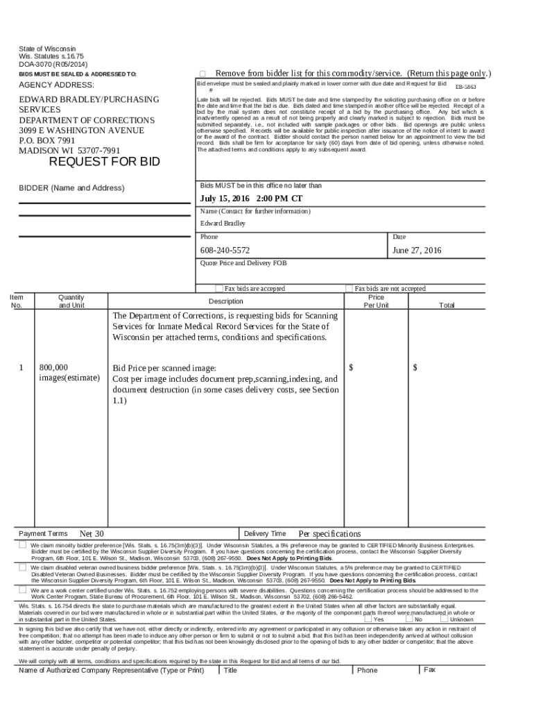 Scanning RFB. Doc Template | pdfFiller