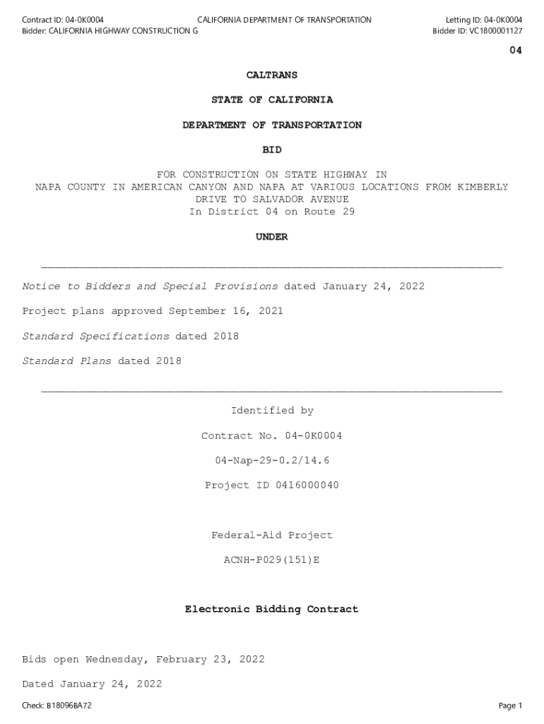 Fillable Online Statement of Ongoing ContractsCaltrans - California ...