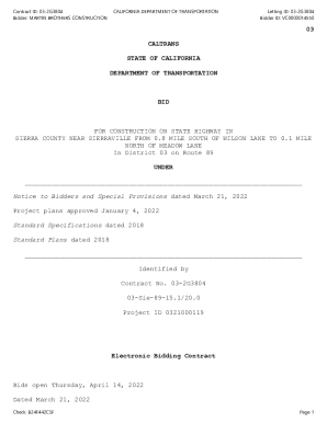 Fillable Online Bidder Declaration - CaliforniaIDOA: Procurement: Bidder Profile ...