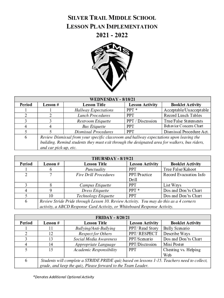 Fillable Online Silver Trail Middle School in Florida - U.S. News ...