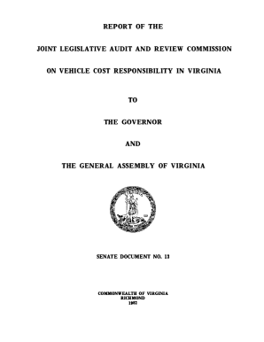 Fillable Online jlarc.virginia.govpdfsreportsREPORT OF THE JOINT ...