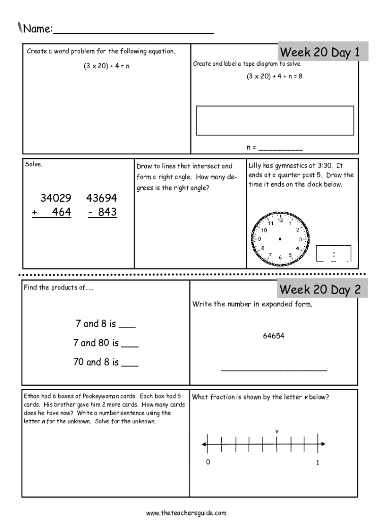 Fillable Online Algebra Word ProblemsWord Problems on Linear ...