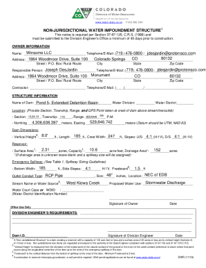 Fillable Online eForms - dwr.state.co.us Fax Email Print - pdfFiller