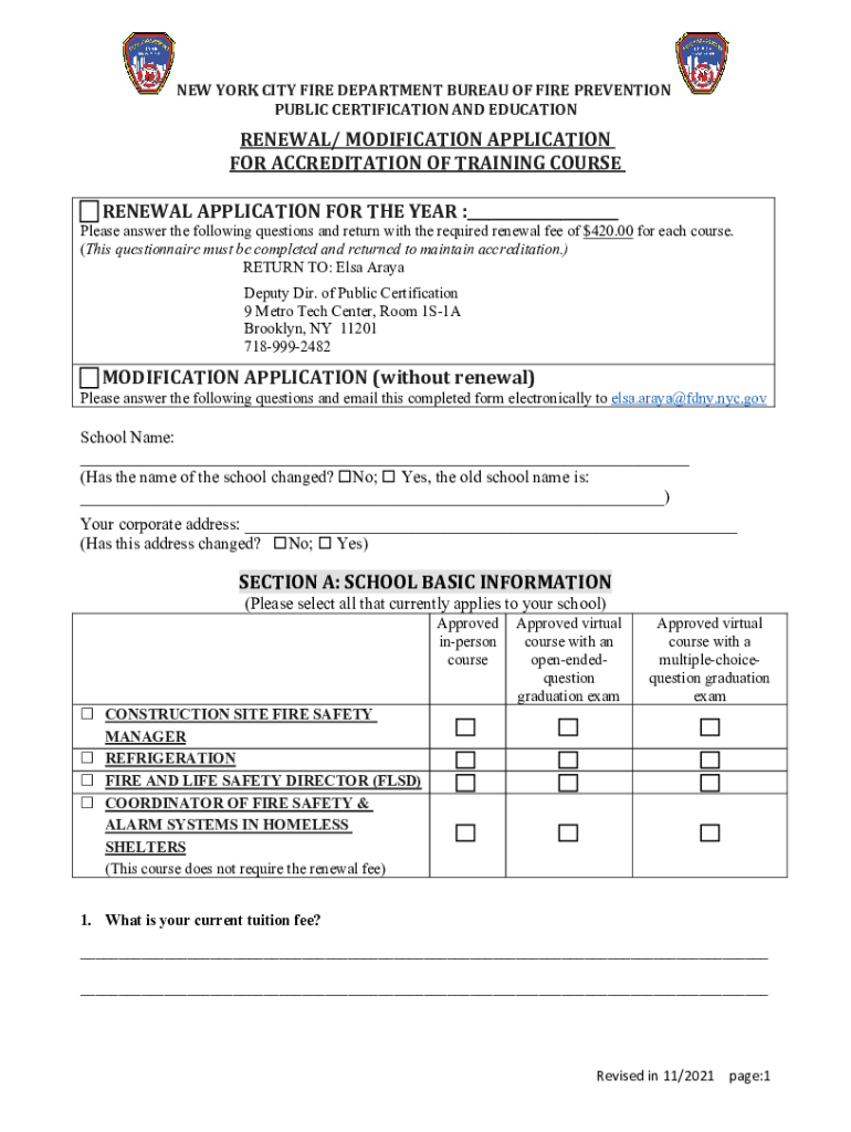 Fillable Online www1.nyc.gov assets fdnyNOV Certificate of Correction (4.16.14) - New York City ...