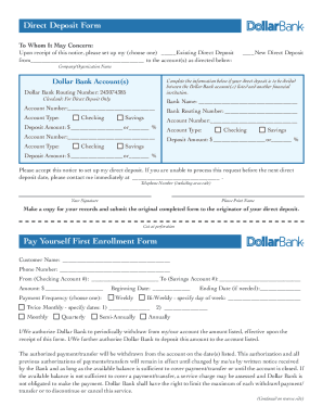 Fillable Online Direct Deposit: How It Works and How To Set It Up - The ...