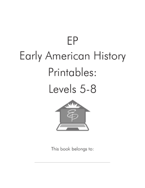 Fillable Online EP Early American History Printables: Levels 5-8: Part ...