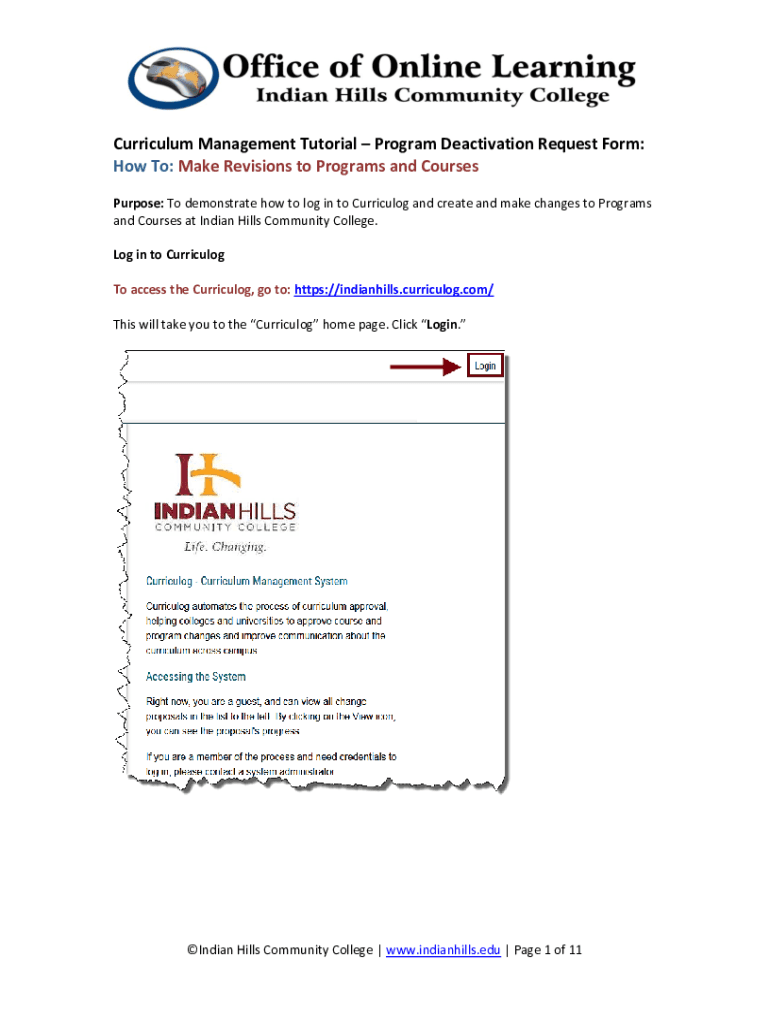 Fillable Online Program Deactivation Request Form Fax Email Print ...