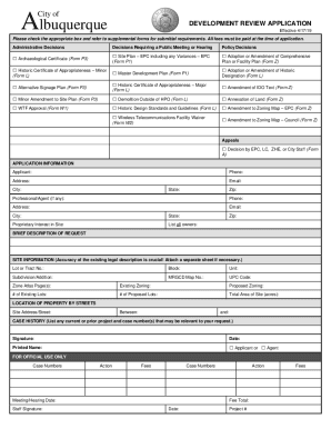NM Development Review Application - City Of Albuquerque 2019-2025 ...