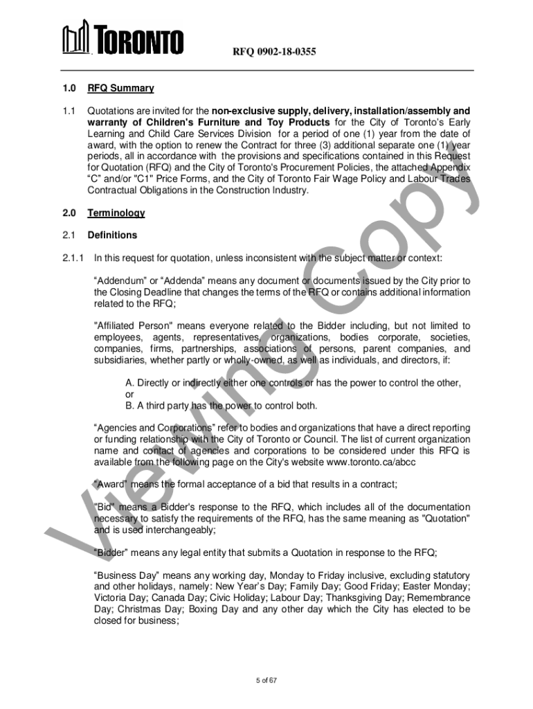 Fillable Online How to Write an RFQ: Templates, Examples and Process ...