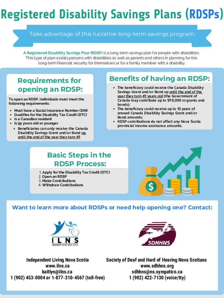 Fillable Online Registered disability savings plan (RDSP) - Canada.ca ...