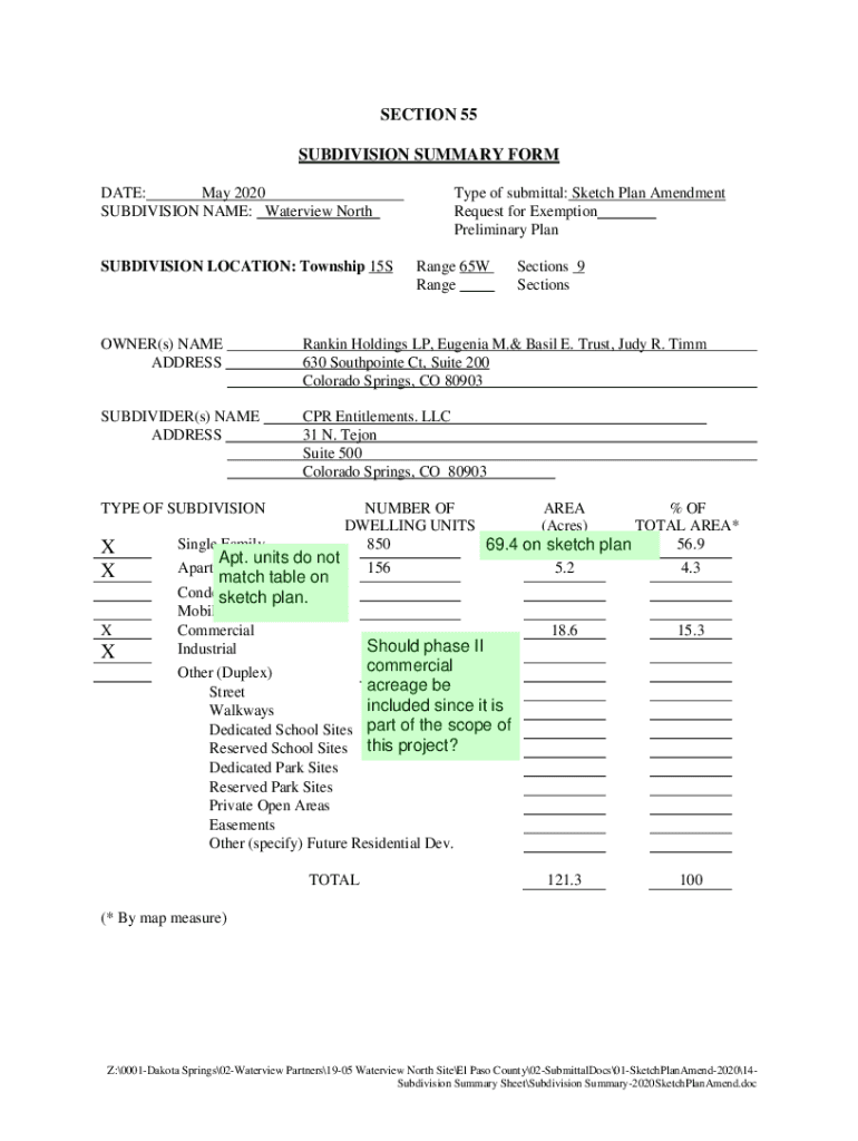Fillable Online SECTION 55 Fax Email Print - pdfFiller