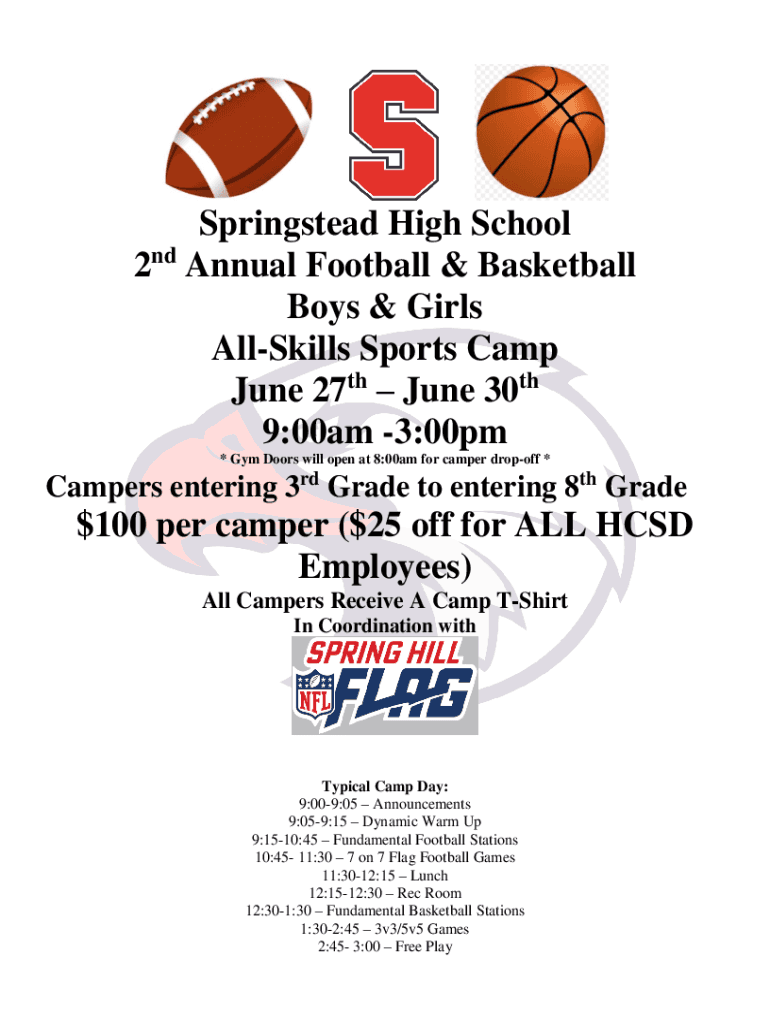 Fillable Online Springstead High School (Spring Hill, FL) Varsity ...